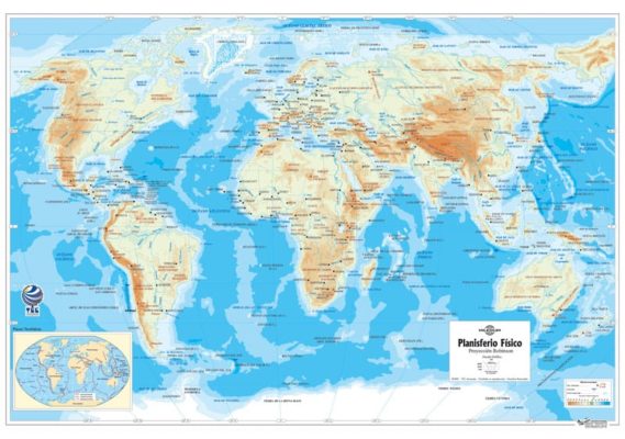 Planisferio Robinson Físico - TEC Asociados